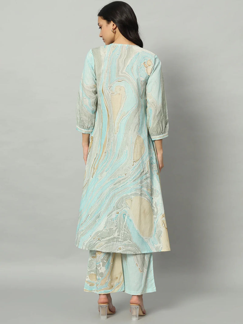 Pastel Marble Elegance – Flowy Dress – Art Of Colours - Where Art meets ...